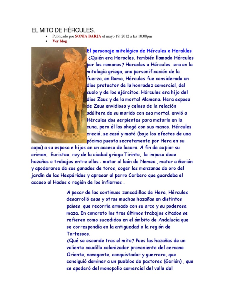 El Mito de Hércules | PDF
