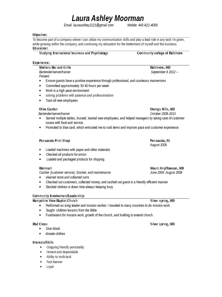 Ashley Resume | PDF | Career & Growth