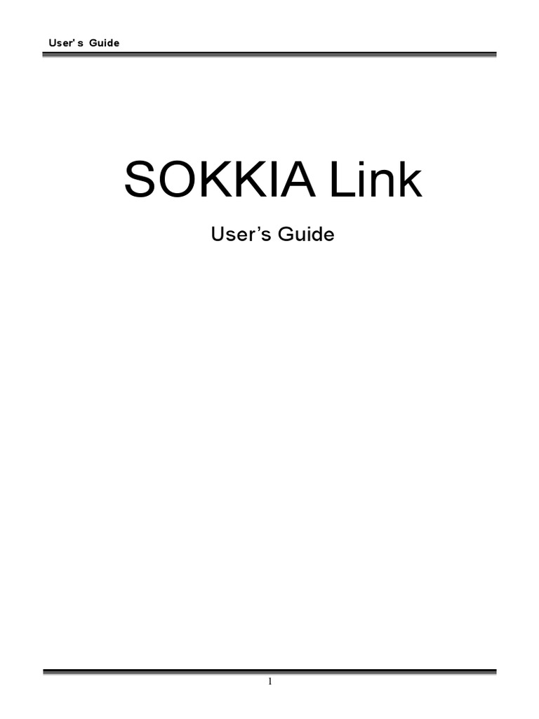 Guia de Usuario Sokkia Link | PDF | Cd Rom | Microsoft Windows