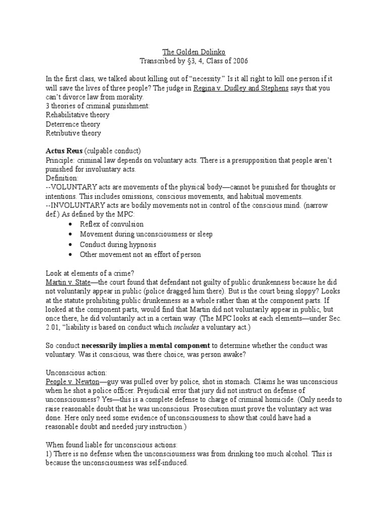 criminal-law-outline-pdf-intention-criminal-law-mens-rea