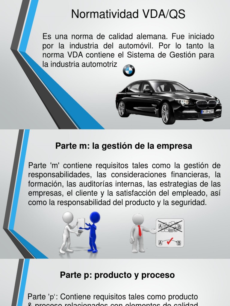 Normas calidad VDA/QS automotriz | PDF