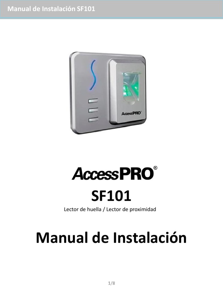 SF101 Manual de Instalación | PDF | Tecnología digital | Telecomunicaciones