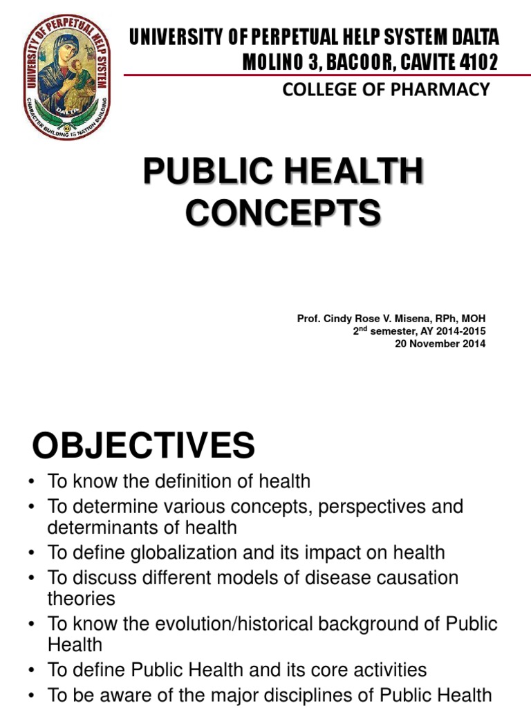 Lesson 1 - Public Health Concepts | PDF | Preventive Healthcare ...