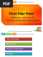 Clean Edge Razor Case Study Analysis | PDF | Razor | Shaving