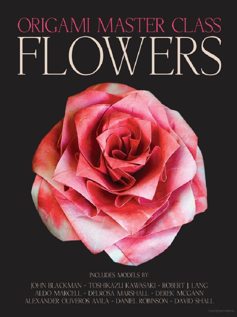 Origami Master Class - Flowers (Marcio Noguchi) | PDF