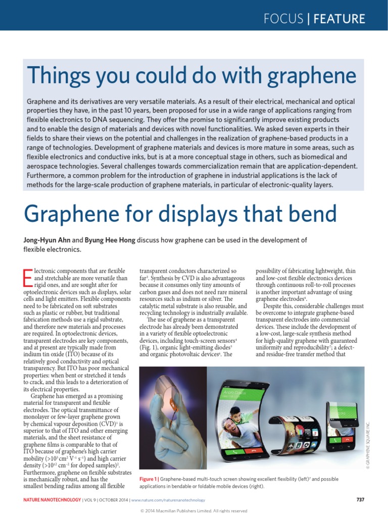 Graphene Roadmap | PDF | Graphene | Lithium Ion Battery