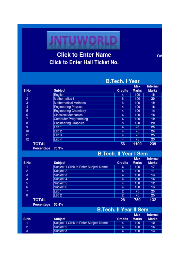 Click To Enter Hall Ticket No | PDF | Engineering | Science