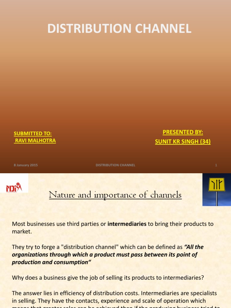 Optimizing Distribution Channels Through Effective Channel Design and ...