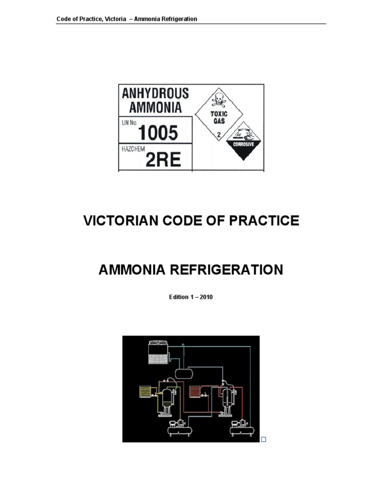 Ammonia COP2011 | PDF | Dangerous Goods | Emergency Management