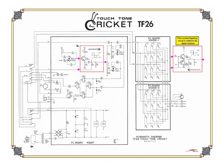 Sencore TF 26 Cricket Transistor Tester - . - UPGRADE To Its Schematic ...