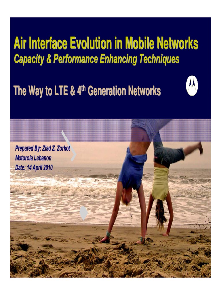 Air Interface Evolution - The Way To LTE - (Final Slides April 2 | PDF ...