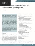 Usp 1116 Microbiological Control and Monitoring of Aseptic Processing ...