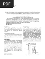 De-Ethanizer Column Design Overview | PDF | Distillation | Cracking ...