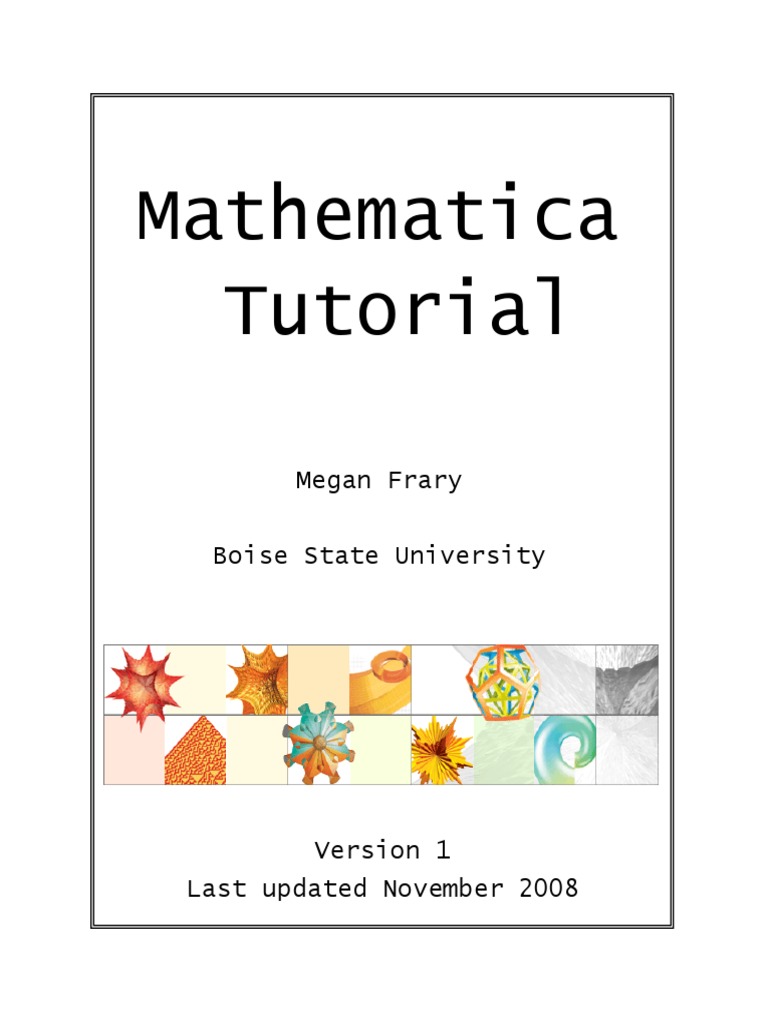 Megan Frary - Mathematica Tutorial (2008) (p47) | PDF | Eigenvalues And ...