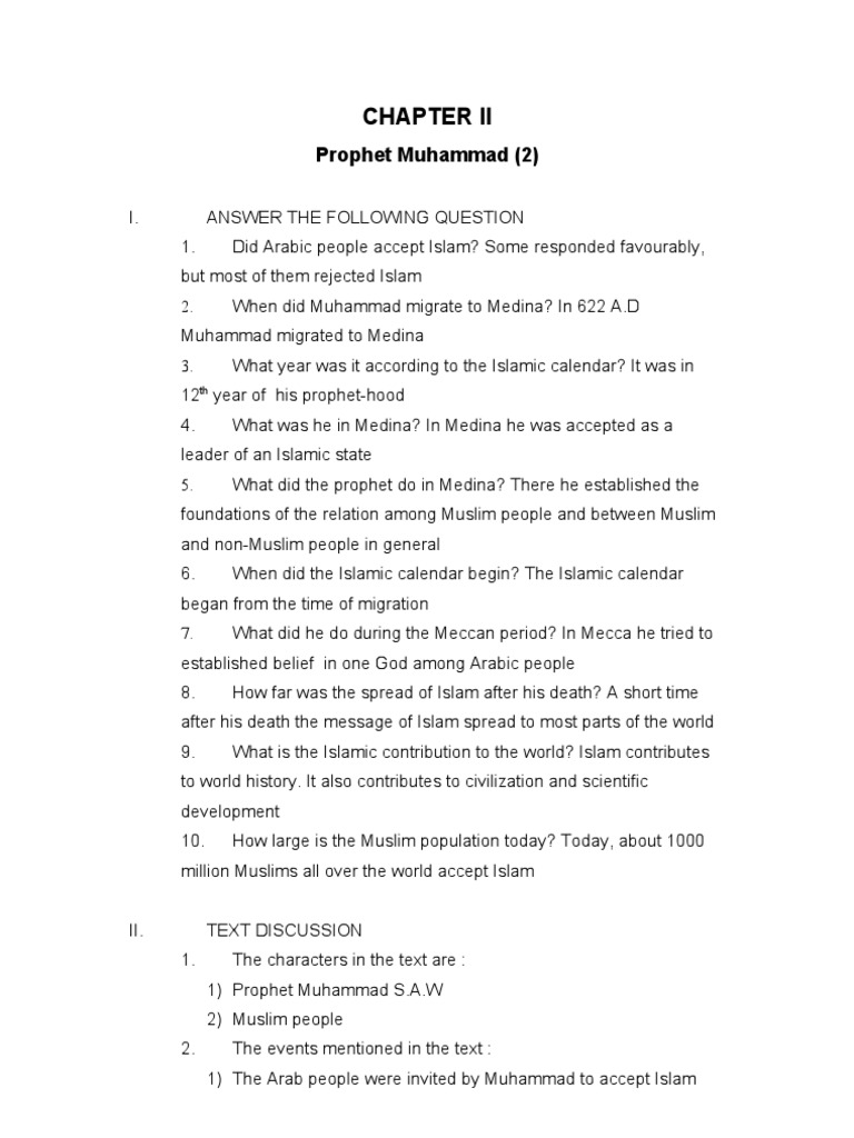 Prophet Muhammad | PDF | God In Islam | Medina