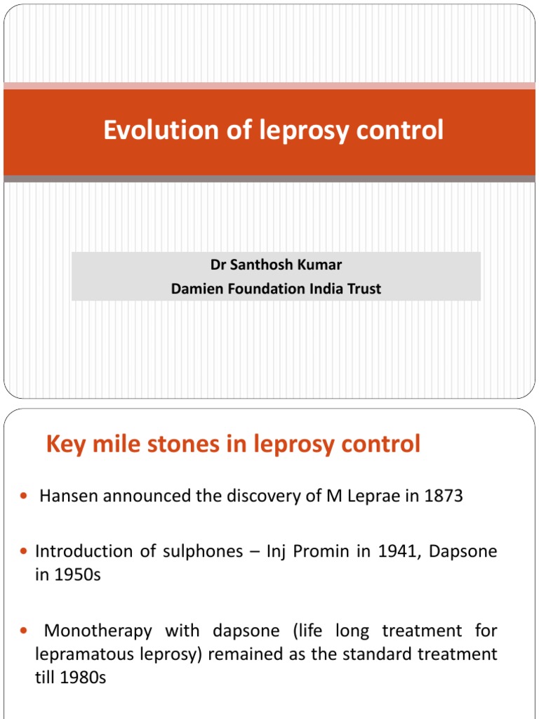 Evolution of Leprosy Control | PDF | Leprosy | Medicine