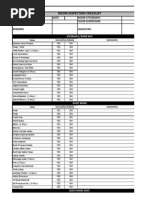 WCCAS Hotel: Guest Room Linen Control Sheet | PDF