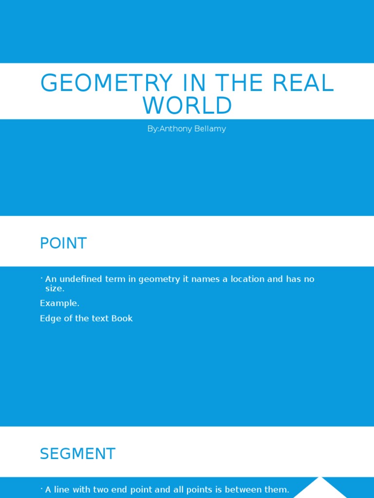 Geometry Concepts in Real Life | PDF