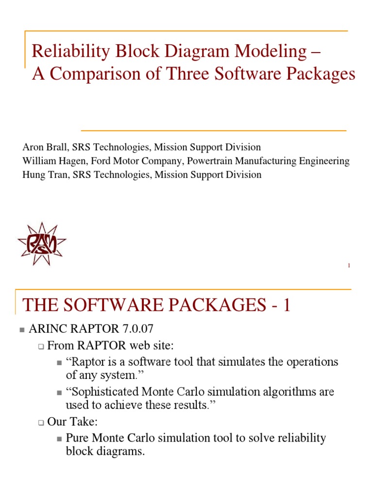Reliability Software | PDF | Reliability Engineering | Simulation