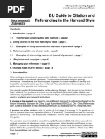 Bath University Harvard Referencing Guide | PDF