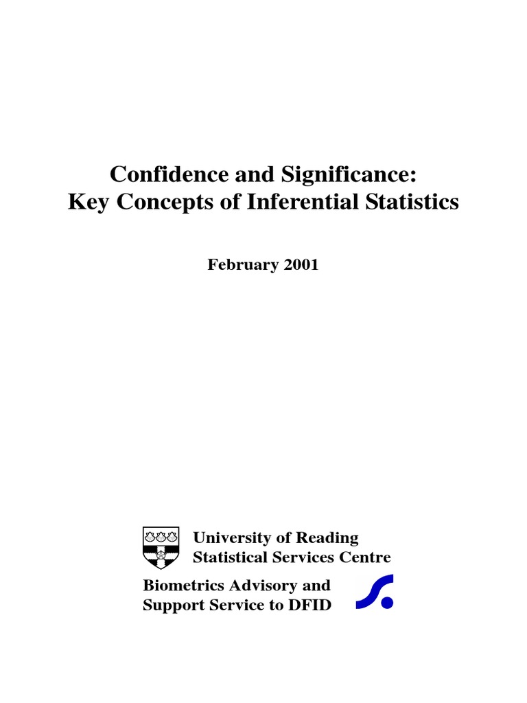 Key Concepts of Inferential Statistics | PDF | Statistical Hypothesis ...