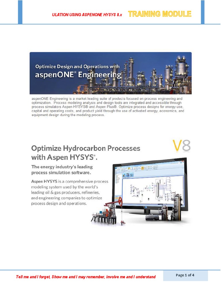 AspenOne HYSYS Process Simulation Guide | PDF