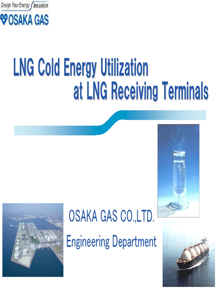LNG Cold Energy Utilization at LNG Receiving Terminals | PDF