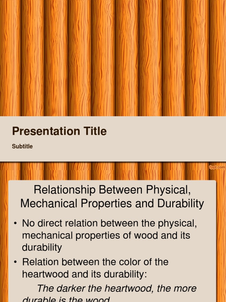 Wood Durability: Color and Chemistry | PDF