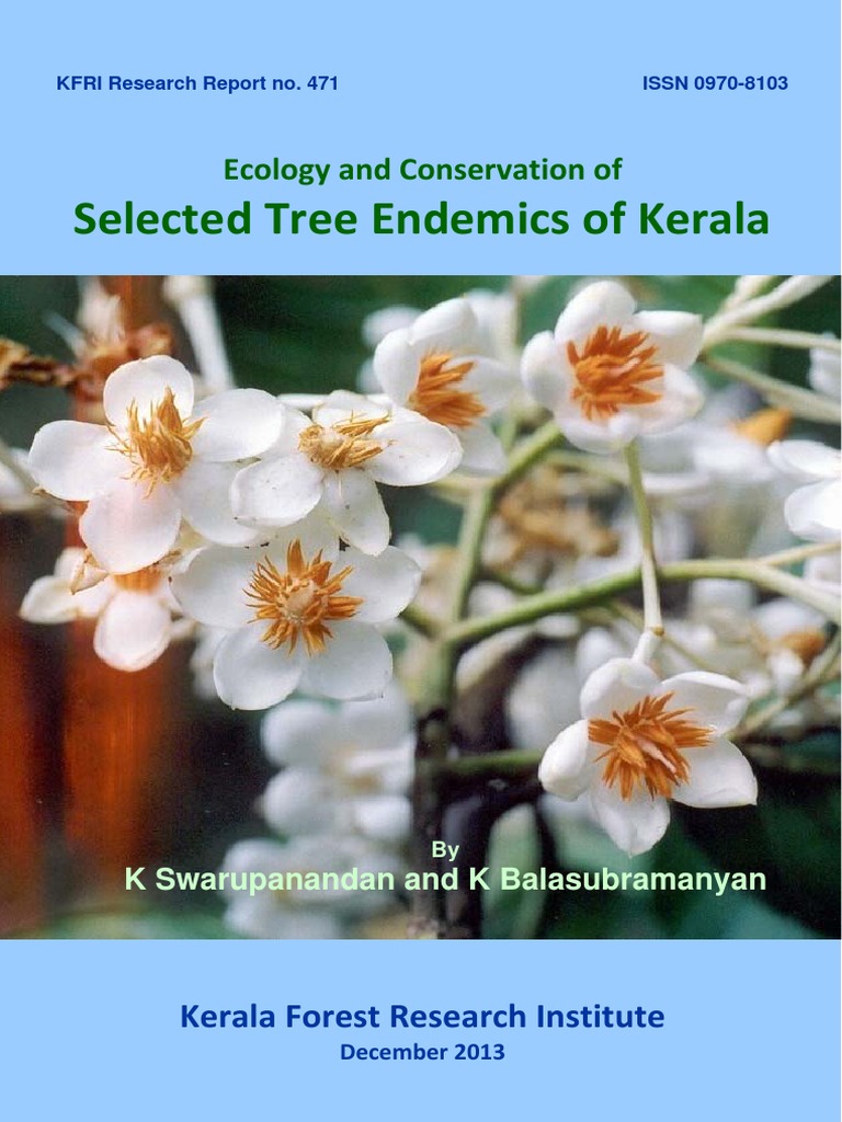 Endemic Trees RR471 | Download Free PDF | Conservation Biology | Plant ...