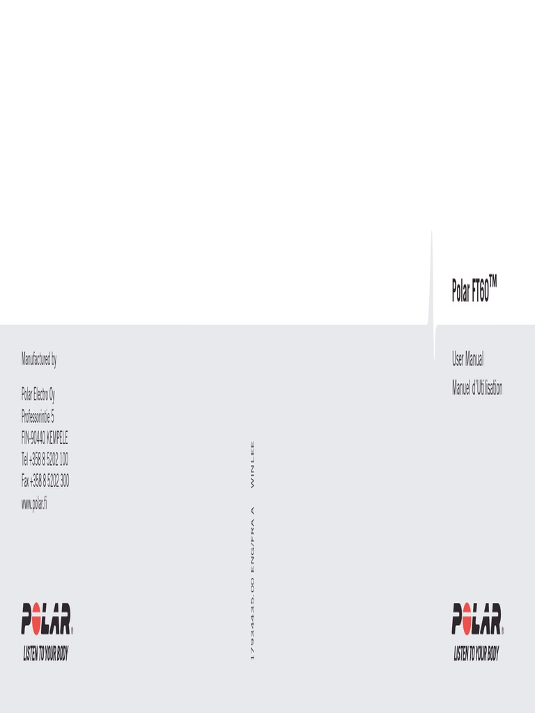 FT60 en | PDF | Physical Fitness | Physical Exercise