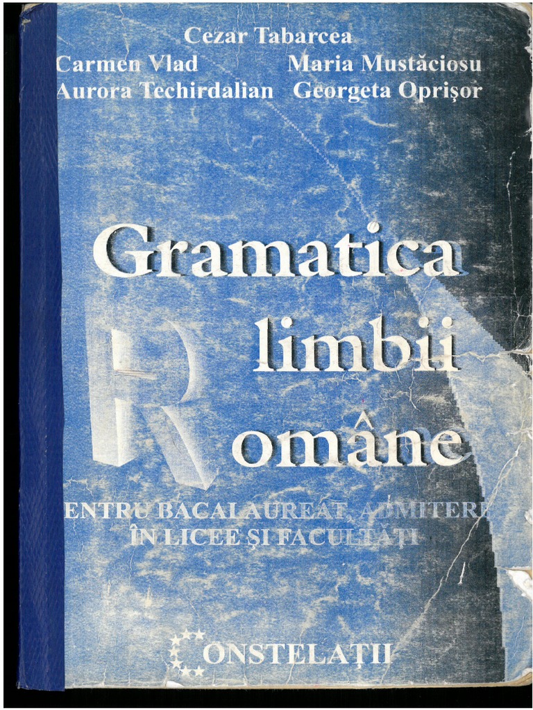 Gramatica Limbii Romane | PDF