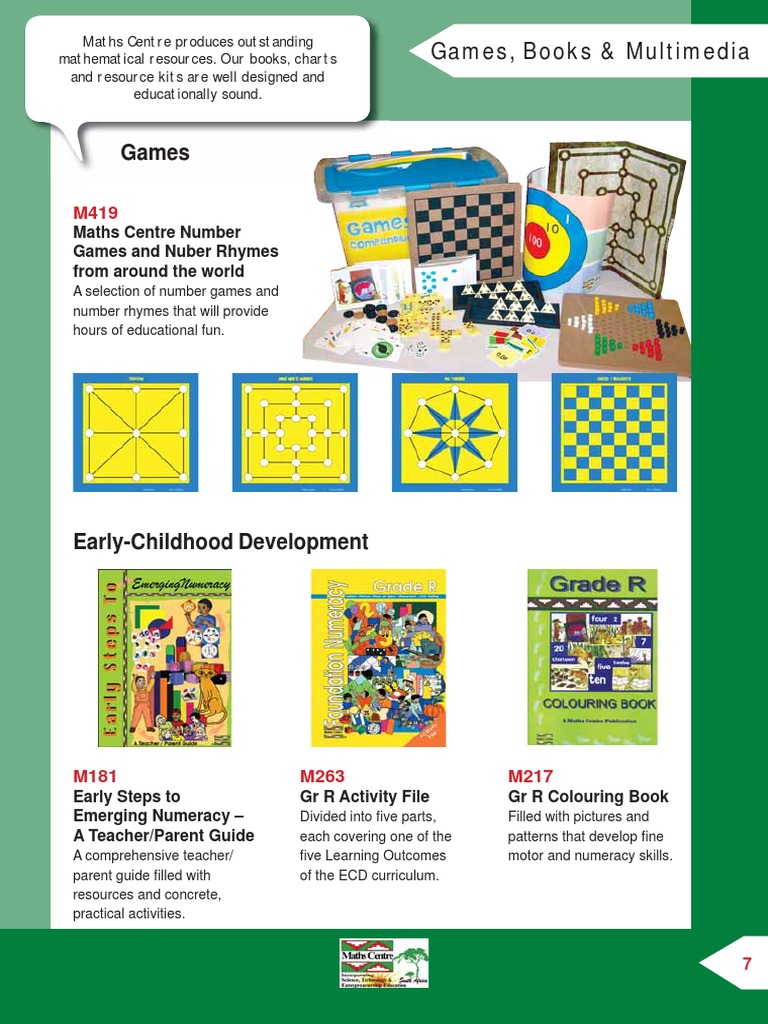 ECD Games - Books - Multimedia PDF | PDF | Educational Assessment ...