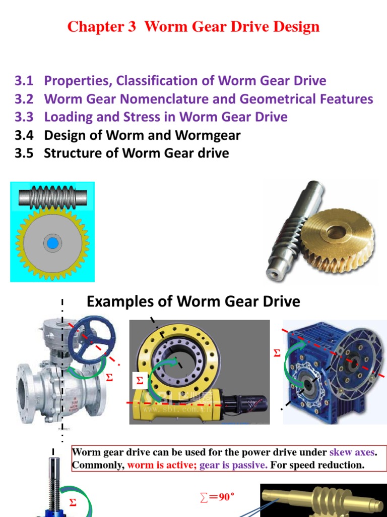CH3 Worm Gear Design-1 | PDF | Gear | Heat Treating