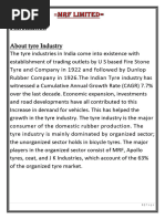 Company Profile - MRF LTD | PDF | Technology & Engineering