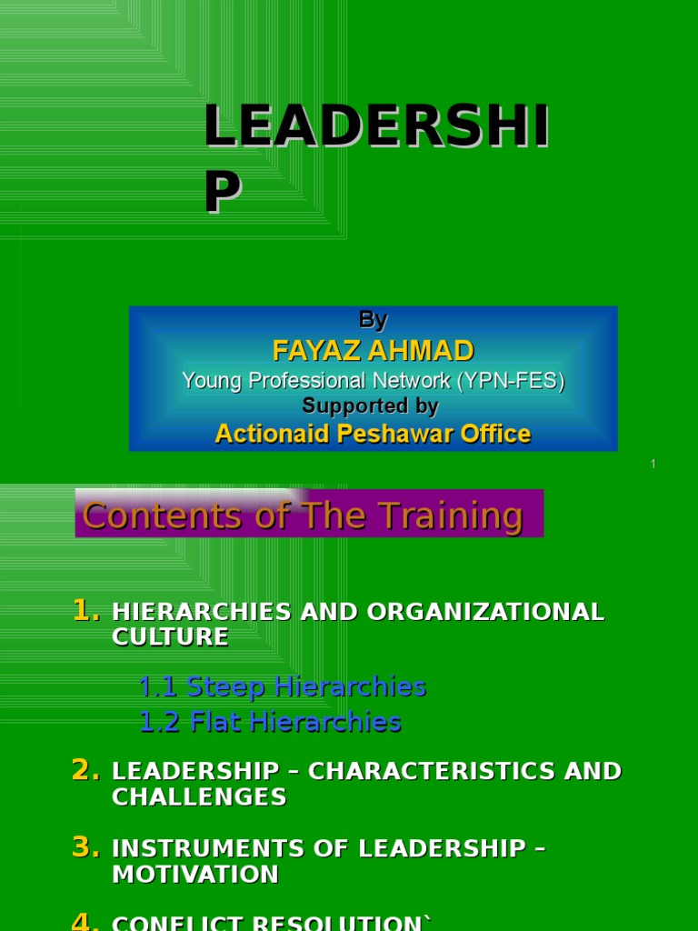 Leadership Skills Training | PDF | Leadership | Motivation