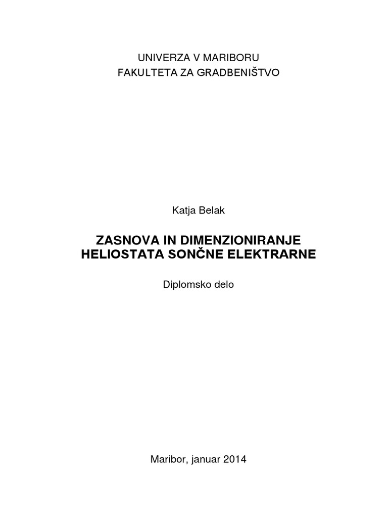Diplomska Naloga | PDF