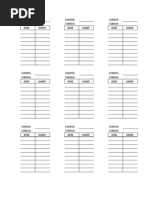 Formato Libro Mayor en T | PDF