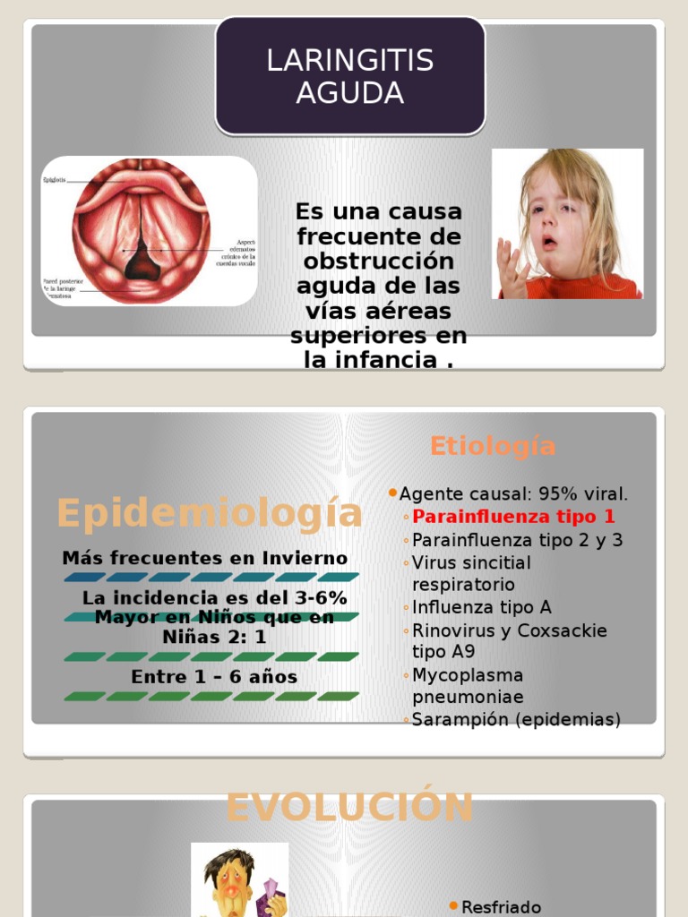 Laringitis Aguda en Pediatria | PDF | Medicina Veterinaria | Virología