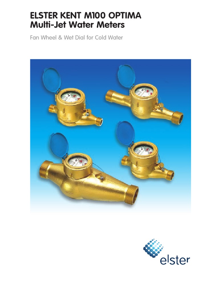 1c Elster Kent Optima 100 Water Meter Brochure PDF | PDF | Science ...