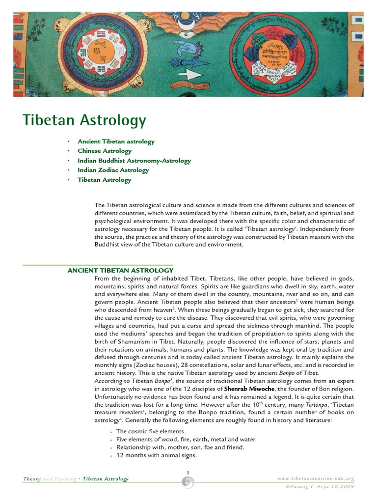 Tibetan Astrology | PDF