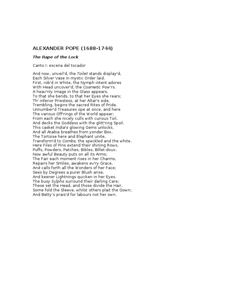 Classic Literature Excerpts Analysis | PDF