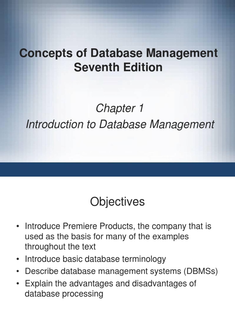 PPT ch01 | Download Free PDF | Databases | Data