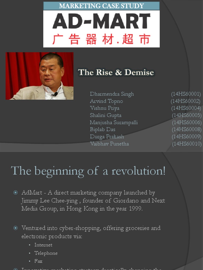 AdMart Case Study | PDF | Retail | Strategic Management