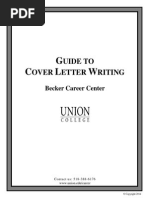 Essential Guide to Writing Cover Letters | PDF | Internship | Job Hunting