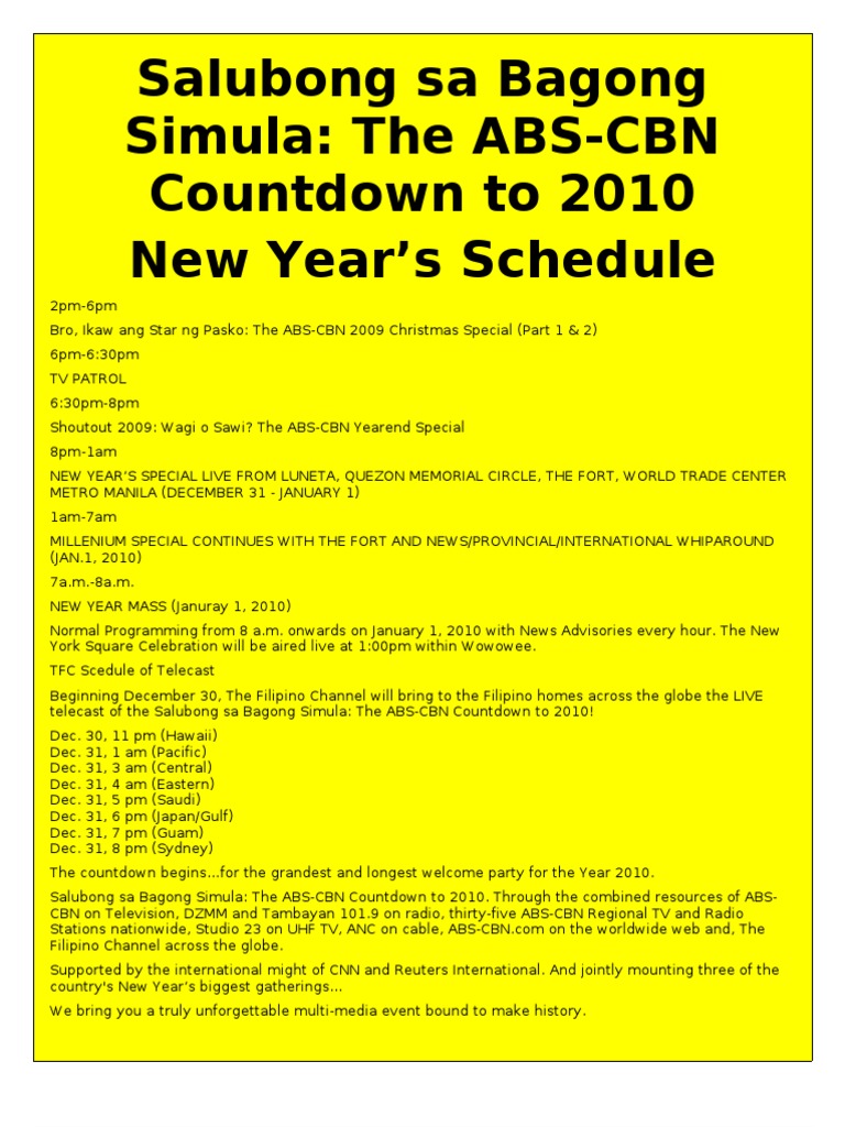 Salubong Sa Bagong Simula | PDF | Metro Manila | Philippines