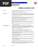Hempel's Galvosil 15700: Product Characteristics | PDF | Corrosion | Paint