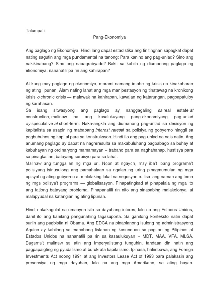 Talumpati | PDF