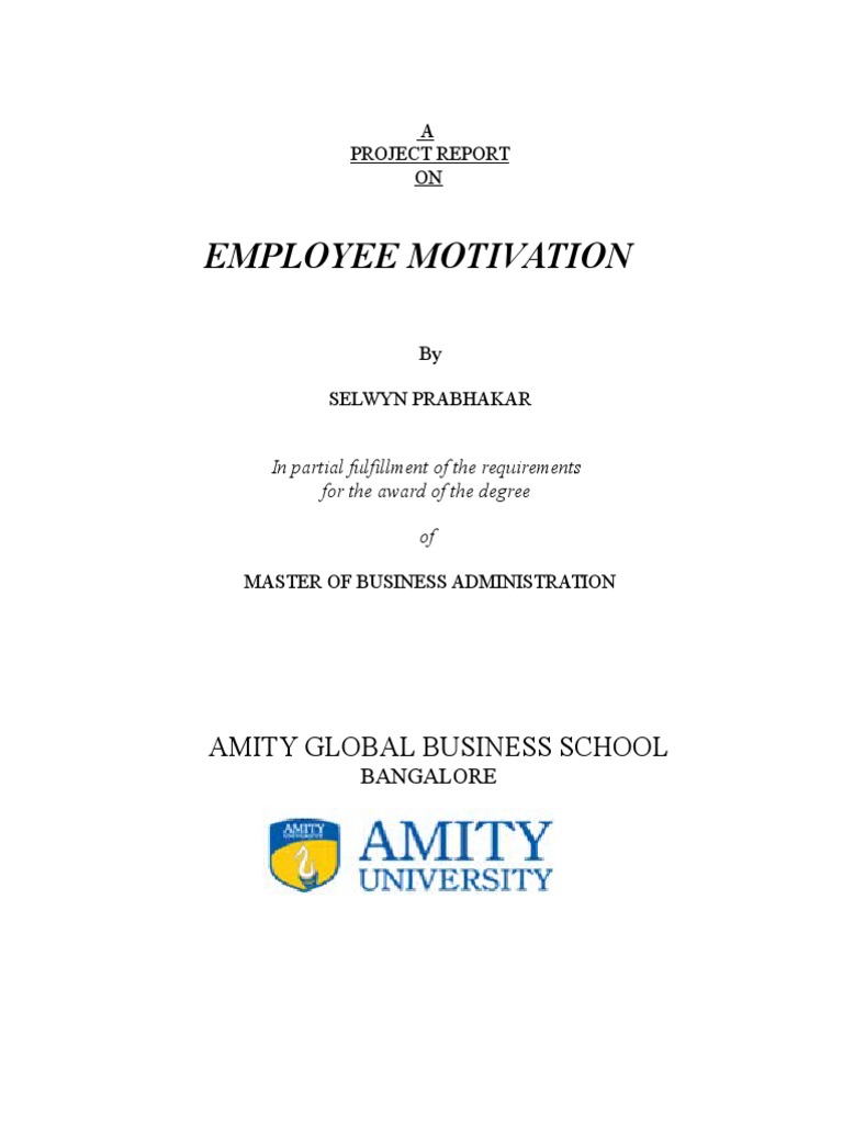 Employee Motivation | PDF | Motivation | Motivational