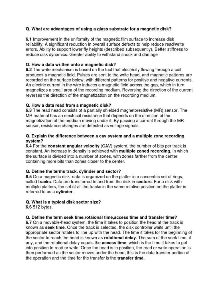 Operating System Questions | PDF | Instruction Set | Input/Output