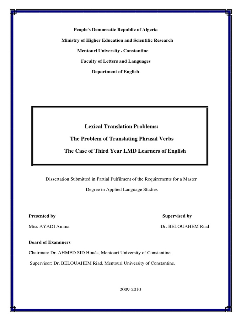 Lexical Translation Problems | PDF | Career & Growth